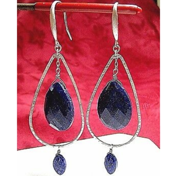 Deb Guyot | Jewelry | Deb Guyot Lapis Lazuli Checkerboard Cut 925 ...